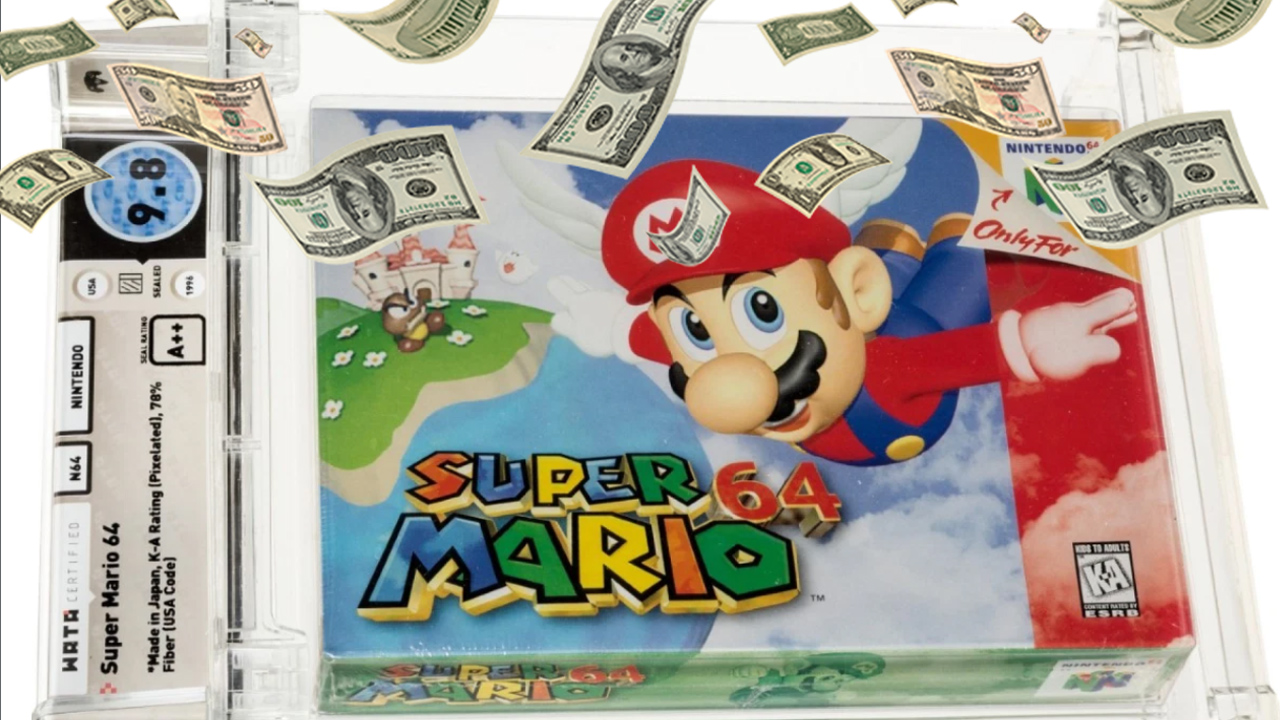 'Super Mario 64' foi vendido por mais de US $ 1,5 milhão, o valor mais ...